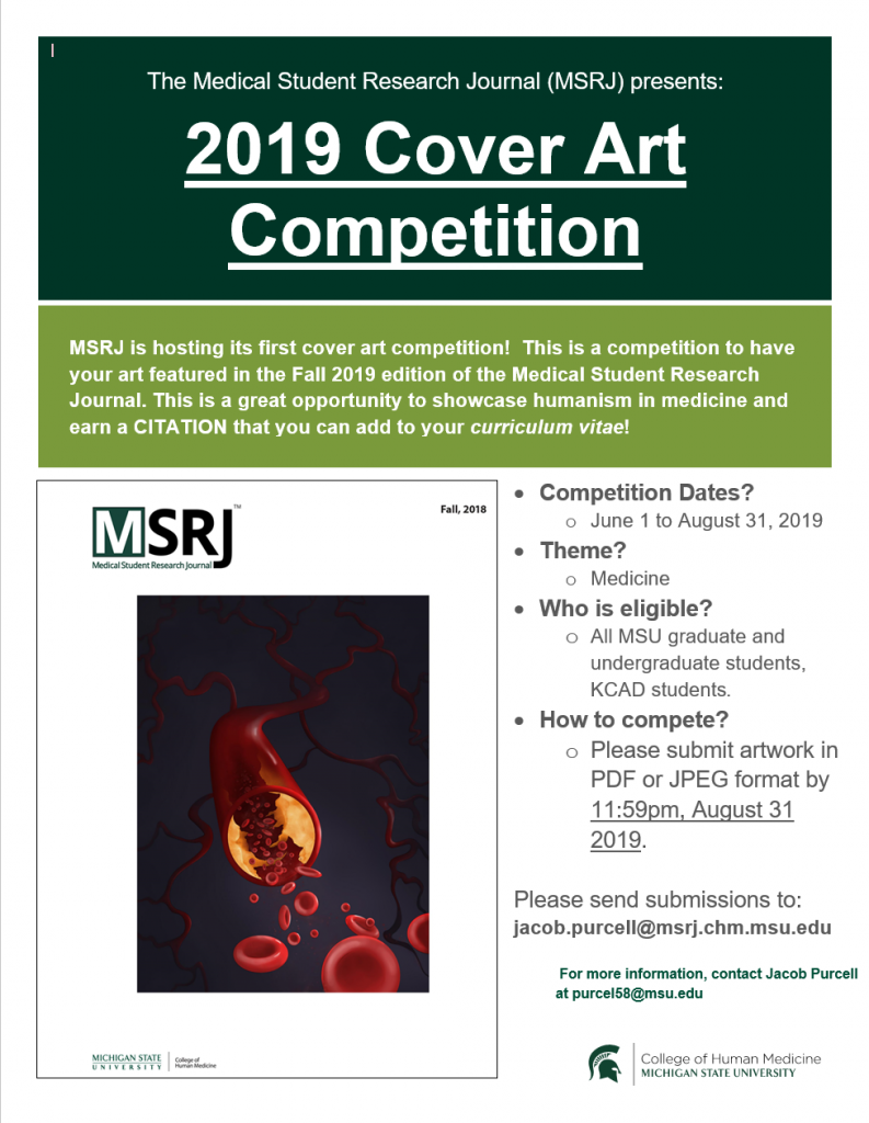 MSRJ 2019 Cover Art Competition | Medical Student Research Journal